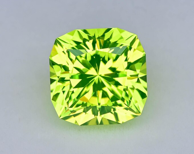 Precision Cut - 15.31ct LAB Lumo Garnet Luag - Lutetium Aluminum Garnet ...