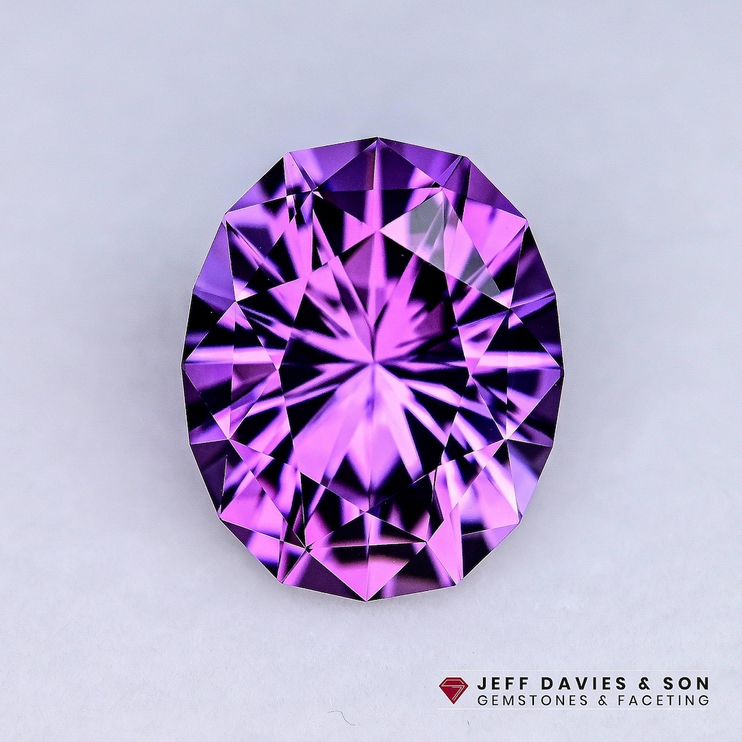 Natural 6.16ct Precision Cut Amethyst - Brazil - Etsy