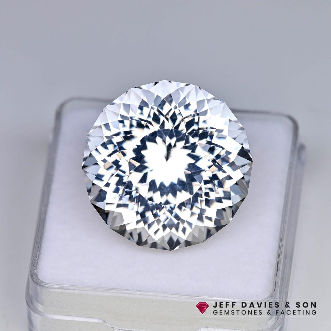 Precision Cut - 66.76ct LAB White Sapphire - Bagdasarov HDSM - Etsy