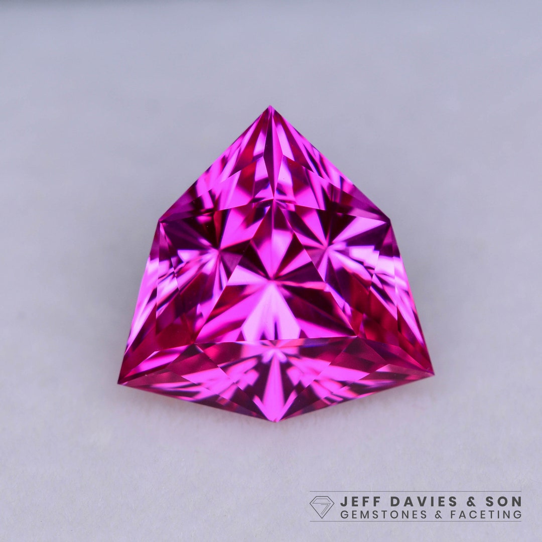 Precision Cut 6.10ct LAB Hot Pink Sapphire Pulled Czochralski - Etsy ...