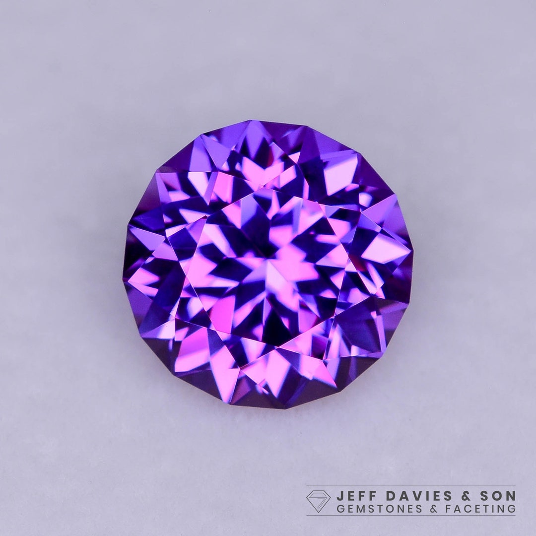 Precision Cut 2.96ct LAB Purple Sapphire Pulled - Etsy