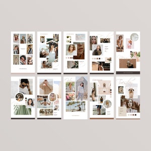 Moodboard Instagram Story Templates, 20 Editable Instagram Stories ...