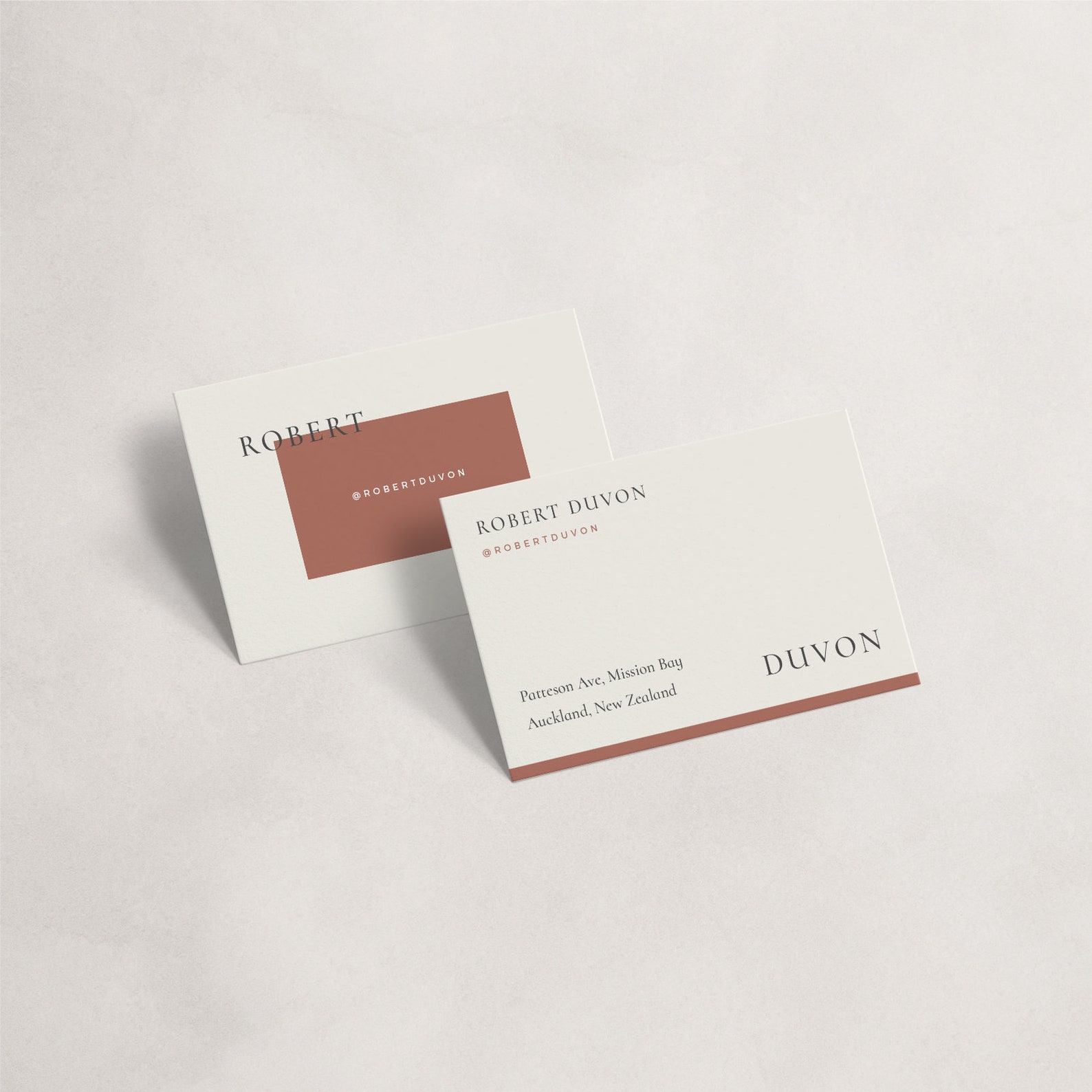 Duvon Business Card Template Digital Download Editable - Etsy