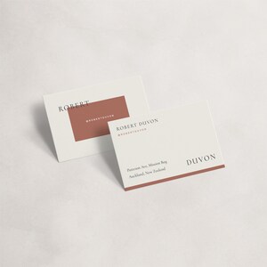 Duvon Business Card Template, Digital Download, Editable Business Cards ...