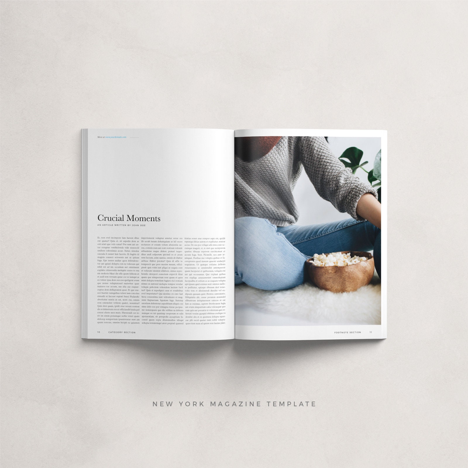 Magazine DUO Pack, Includes New Haven Magazine Template and New York ...