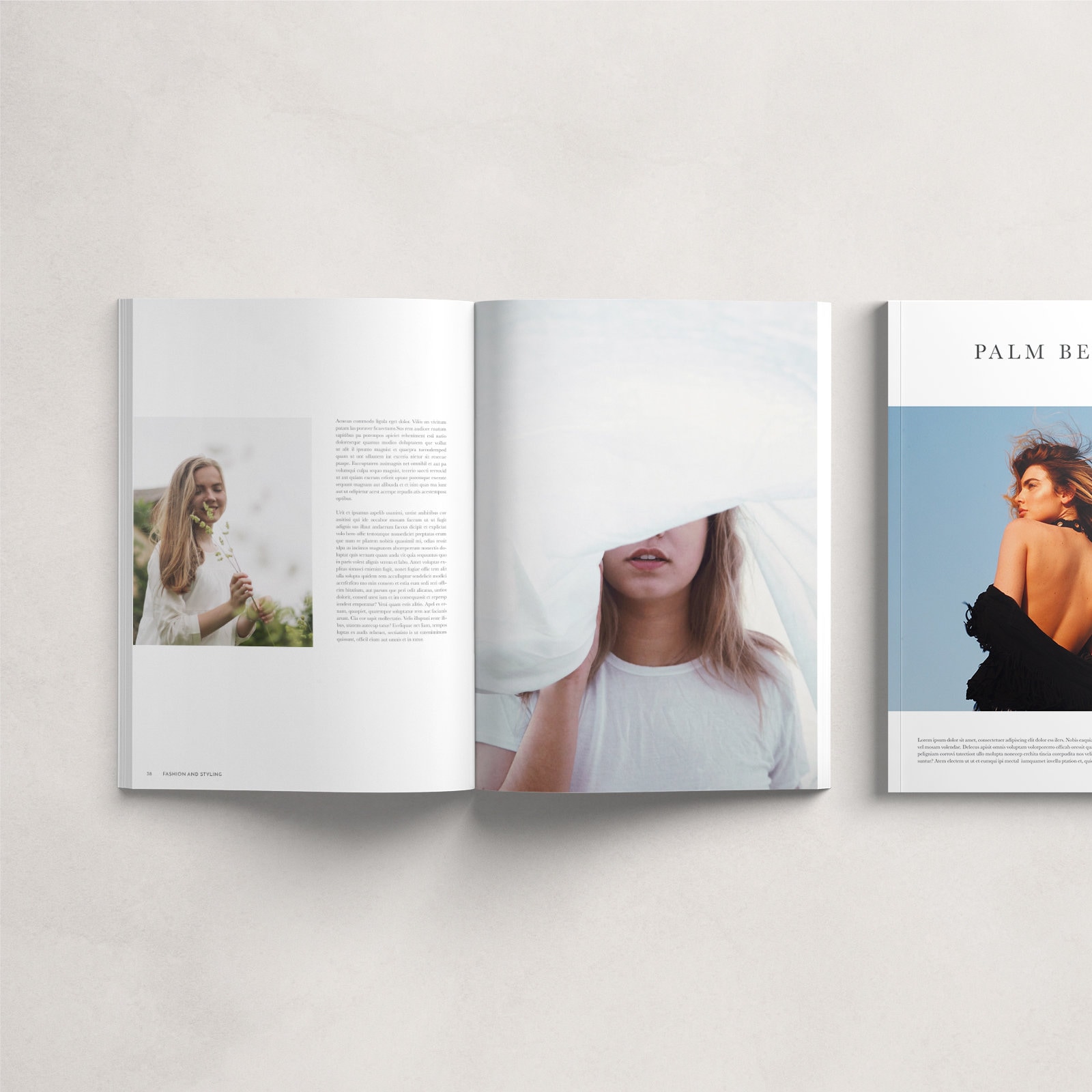 Palm Beach Magazine Template InDesign Template Editable | Etsy