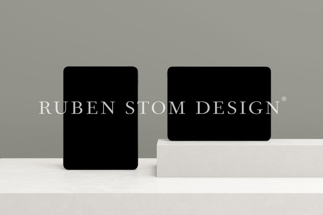 IPad Mockup Scene, Tablet Device in Studio Setting, Easy to Use With ...