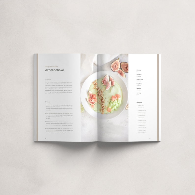 Sicily Recipe Book Cookbook Template Digital Download - Etsy