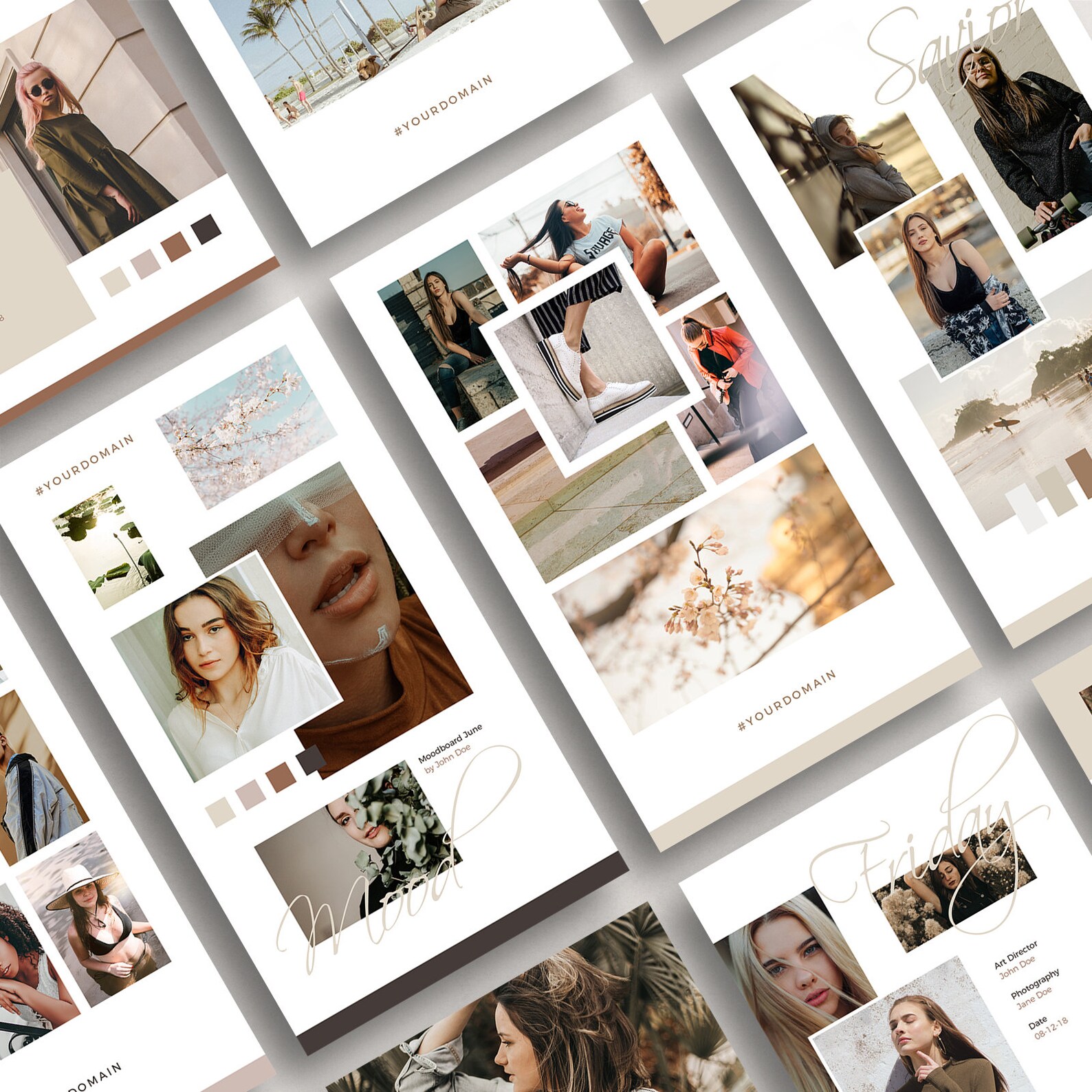 Moodboard Instagram Story Templates, 20 Editable Instagram Stories ...