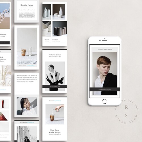 Moodboard Instagram Story Templates 20 Editable Instagram - Etsy