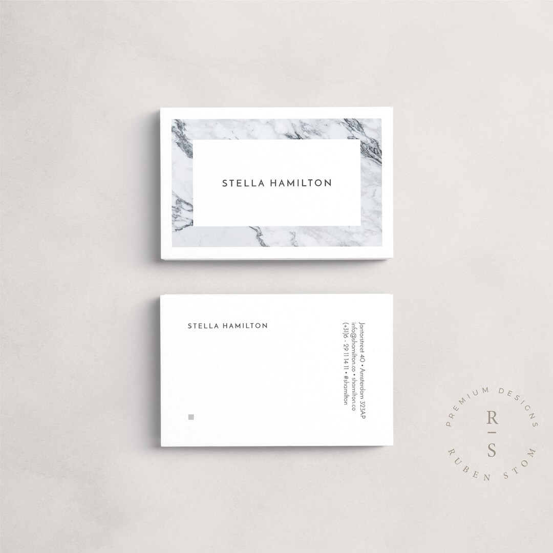 Stella Business Card Template, Digital Download, Editable Business ...