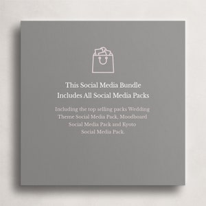 Huge Social Media Bundle, 1680 Editable Photoshop Templates, Perfect ...