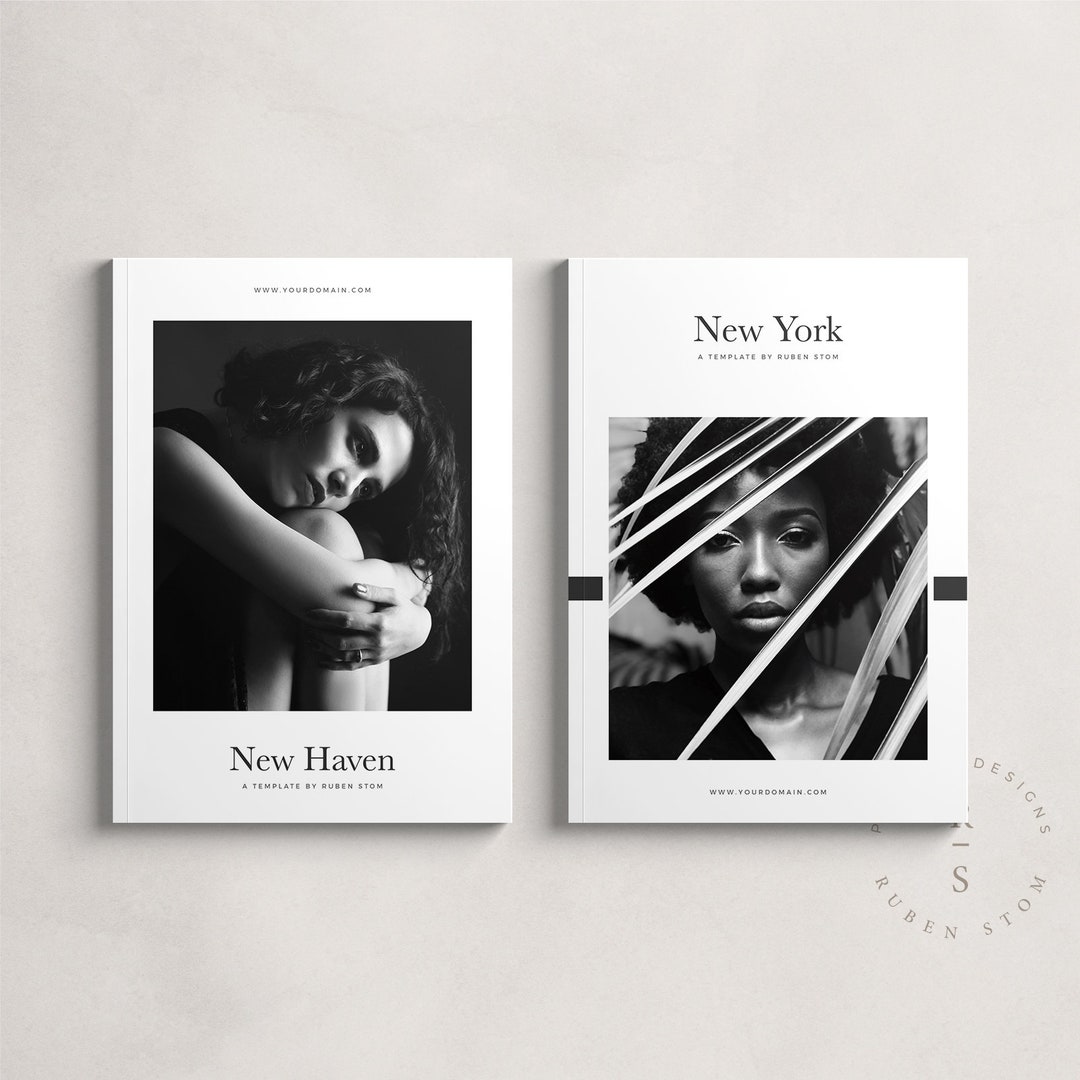 Magazine DUO Pack, Includes New Haven Magazine Template and New York ...