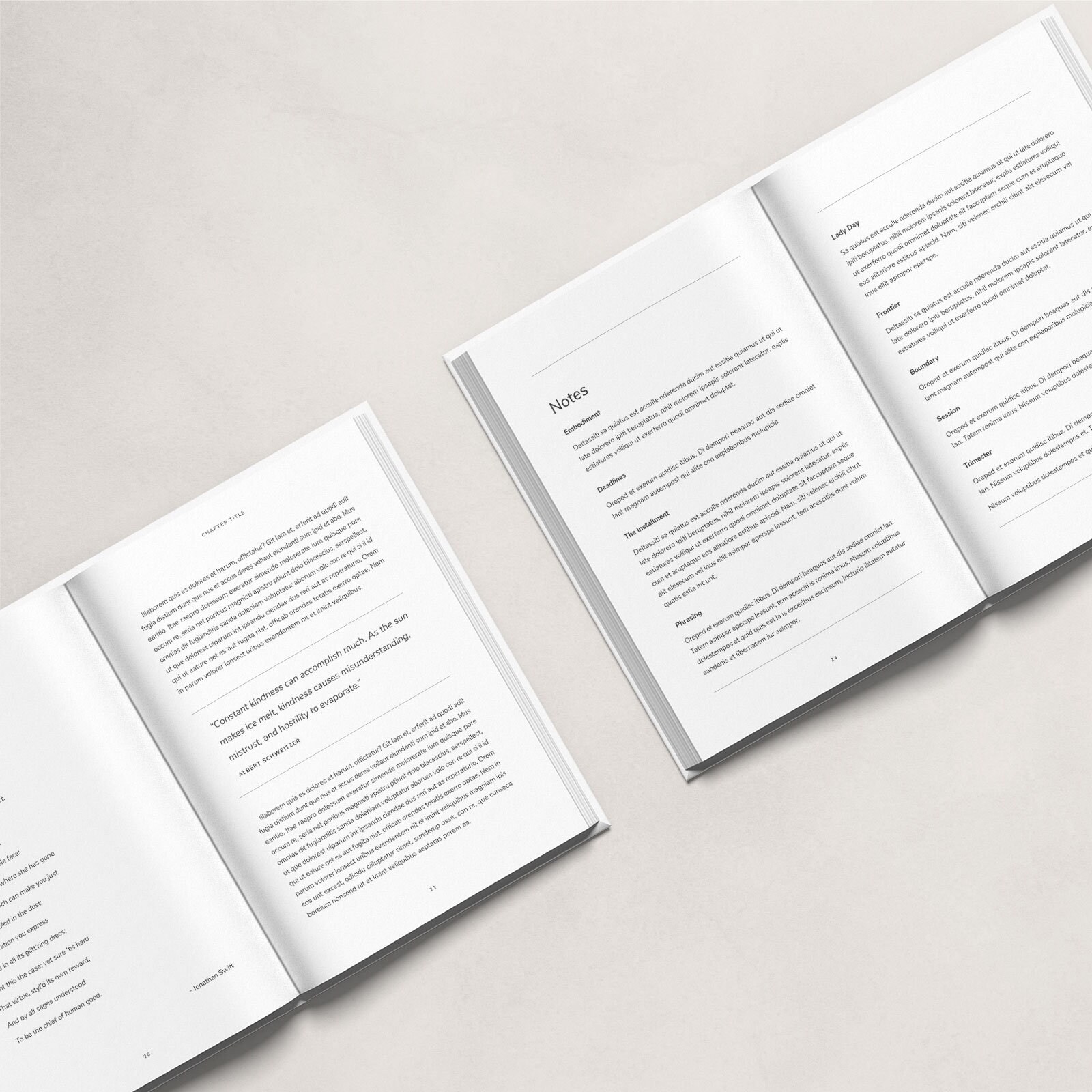 Modern Sans Book Template Premade Book Design Editable Book - Etsy