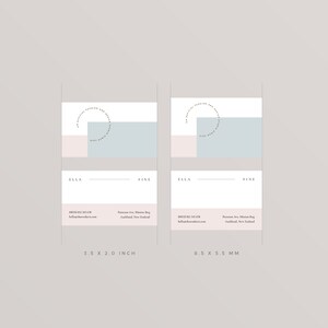 Ella Fine Business Card Template, Digital Download, Editable Business ...