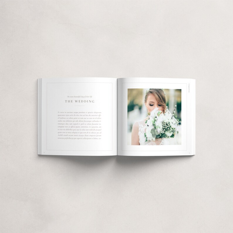 Wedding Photography Magazine Template, Multipurpose Editable Indesign ...
