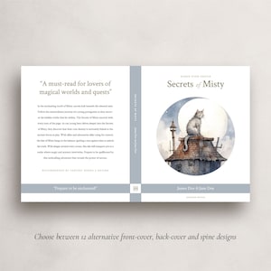 Children's Book Template, Premade Book Design, Editable Book Template ...