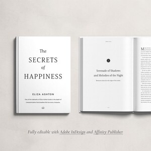Ashton Book Template, Premade Book Design, Editable Writers Template ...