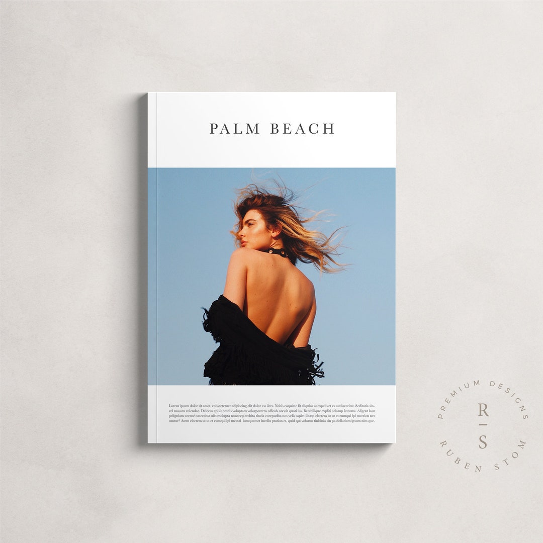 Palm Beach Magazine Template, Indesign Template, Ebook Template ...