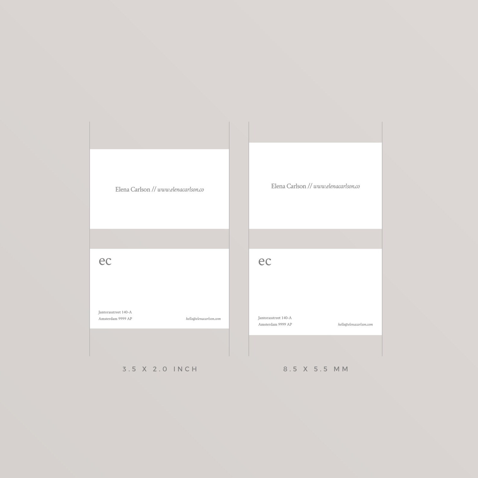 Carlson Business Card Template, Digital Download, Editable Business ...