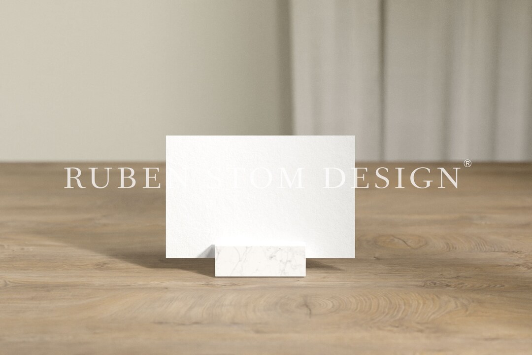 Business Card Mockup Scene , Calling Card Mockup in Home Interior, Easy ...