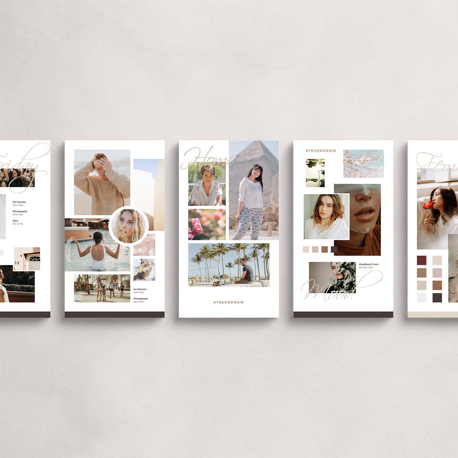 Moodboard Instagram Story Templates, 20 Editable Instagram Stories ...