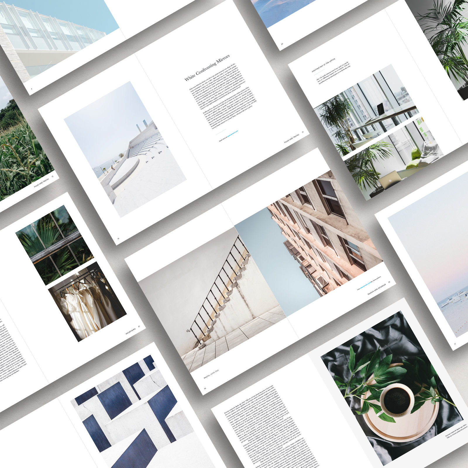 Magazine DUO Pack Includes Palm Beach Magazine Template and - Etsy