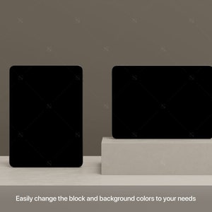 IPad Mockup Scene, Tablet Device in Studio Setting, Easy to Use With ...