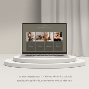 Asana Squarespace Website Theme, Website Template, Clean Minimal ...
