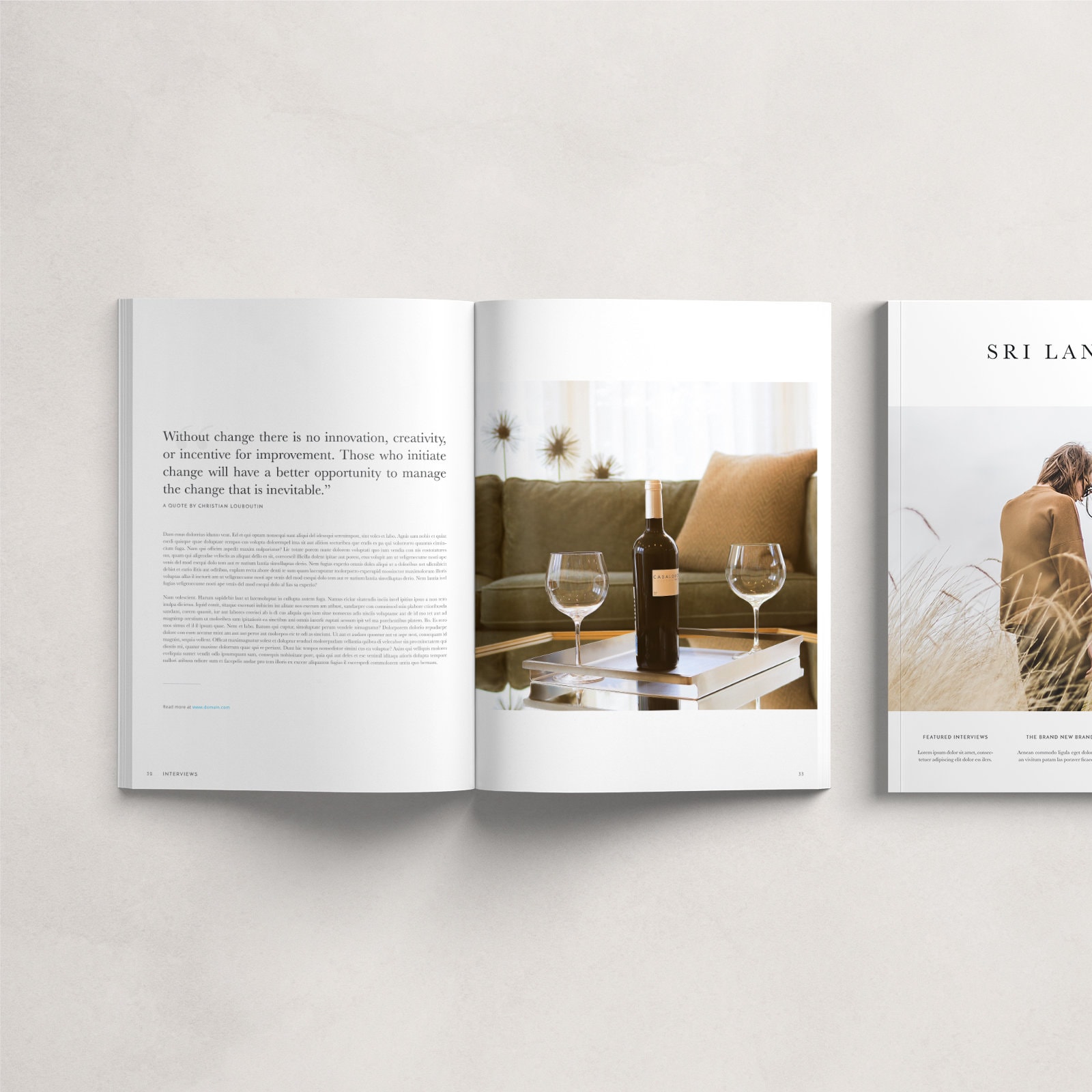 Magazine DUO Pack Includes Palm Beach Magazine Template and - Etsy