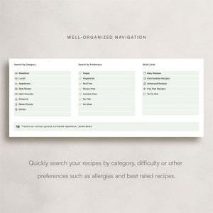 Notion Recipe Template, Cookbook Templates, Digital Recipes, Mobile ...