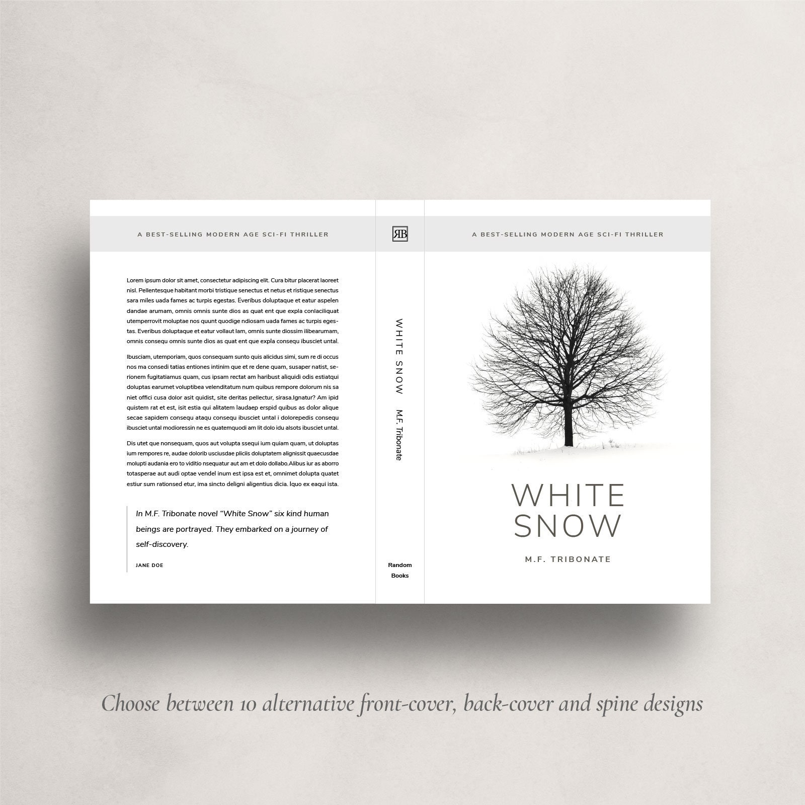Modern Sans Book Template Premade Book Design Editable Book - Etsy