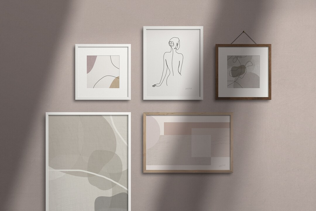 Frame Mockup Kit, Realistic Mock Up, DIY Templates, 16 Pre-made Scenes ...