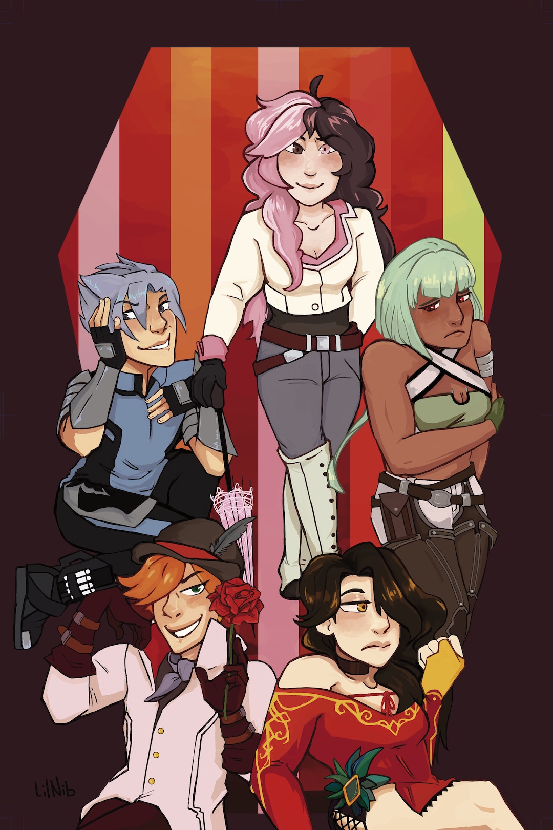 RWBY Original Villains Print - Etsy