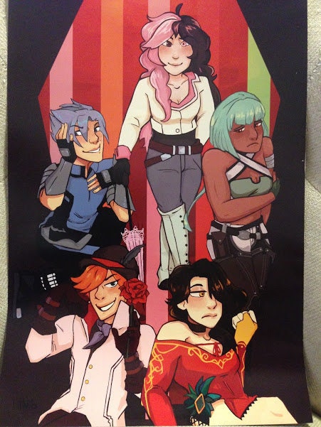 RWBY Original Villains Print - Etsy