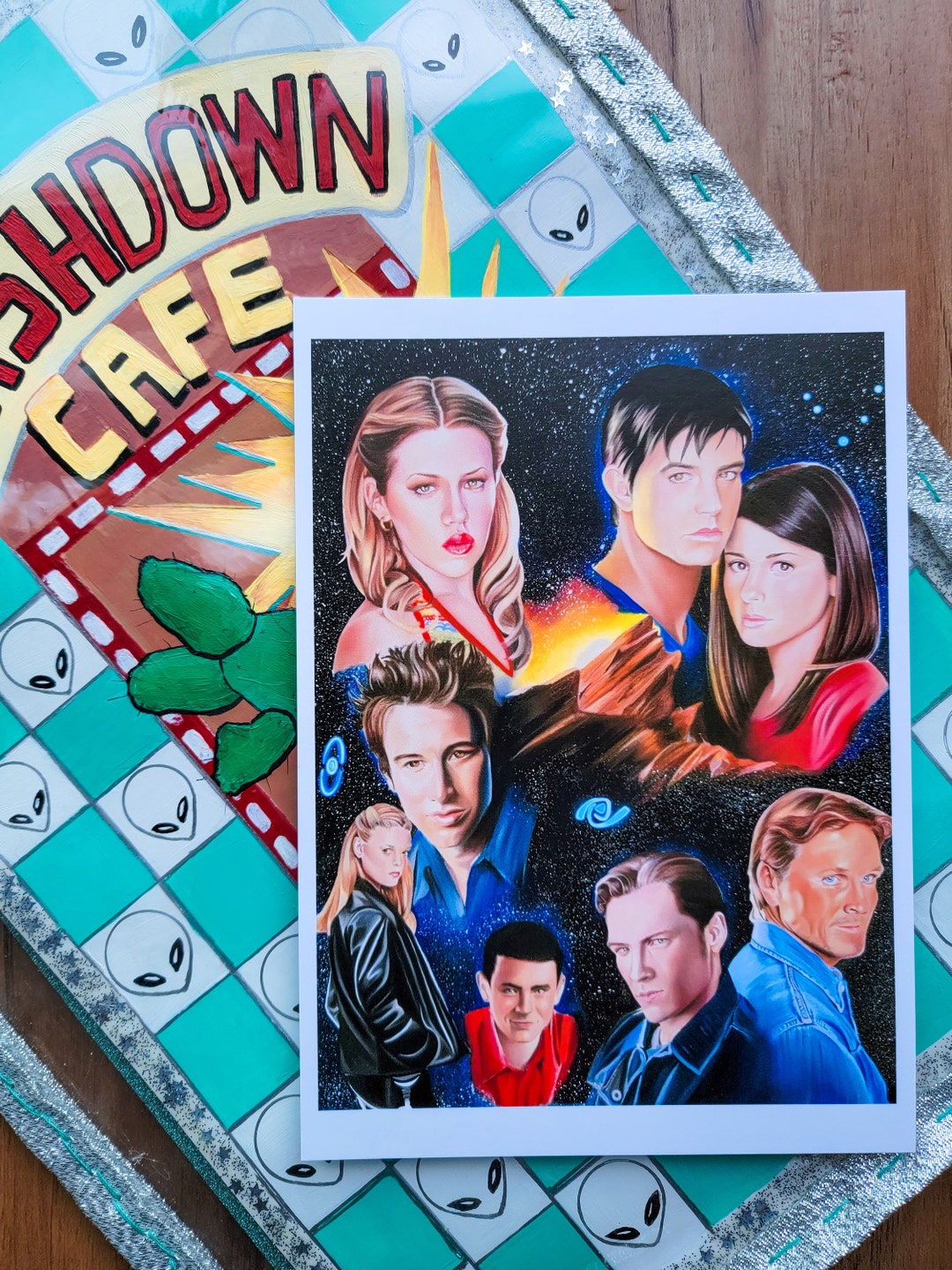 Roswell Art Print Original WB Cast - Etsy