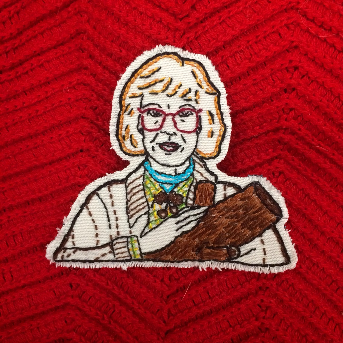 Twin Peaks Log Lady log lady patch twin peaks embroidery | Etsy