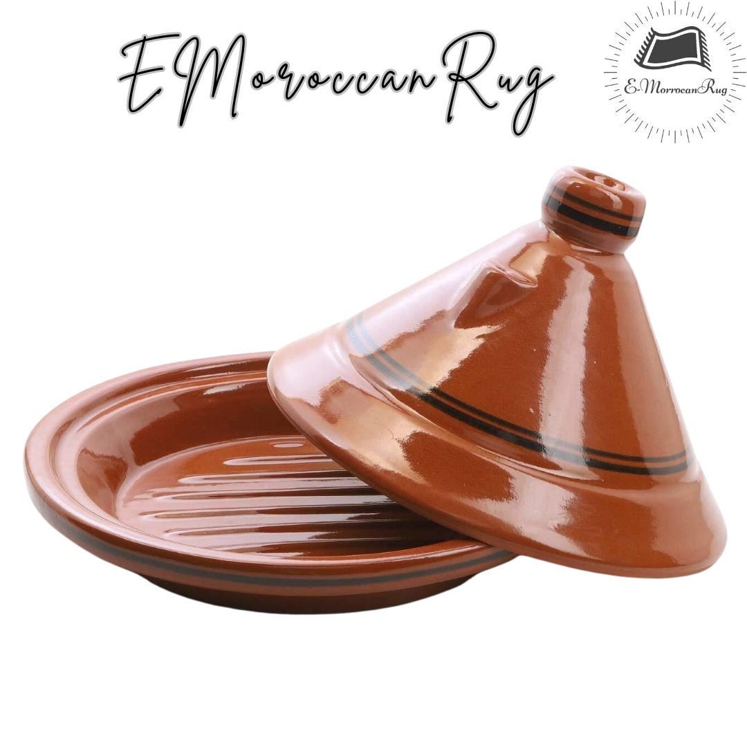 Authentic Moroccan Tajine - Handcrafted Clay Pot for Exquisite Moroccan ...