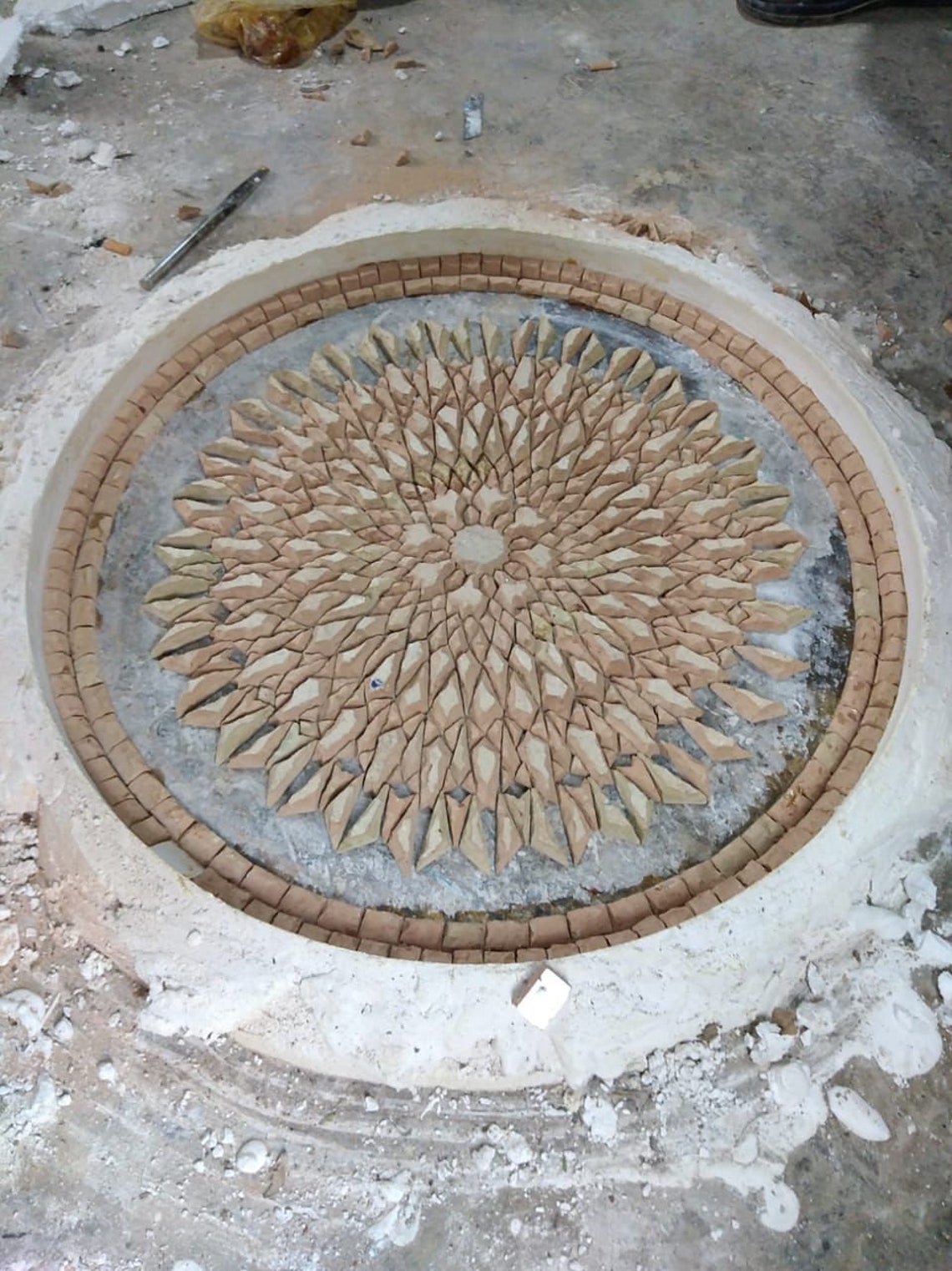 Zara Indoor/outdoor Authentic Moroccan Mosaic Zellige Wrought Space ...