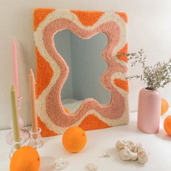 Tufted Mirror - Etsy