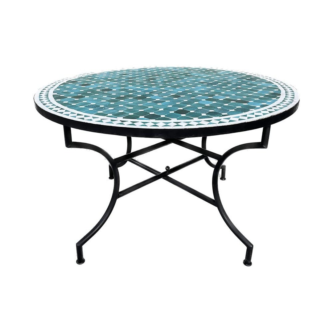 Moroccan Table: Elegant Moroccan Mosaic Table an Artisan Masterpiece to ...