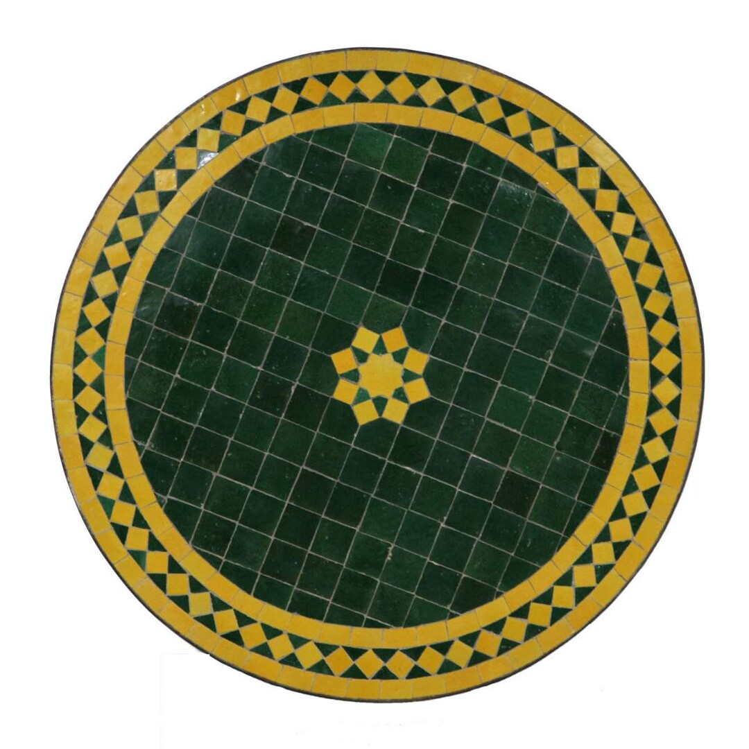 Moroccan Table: Handcrafted Moroccan Mosaic Table - A Masterpiece of ...