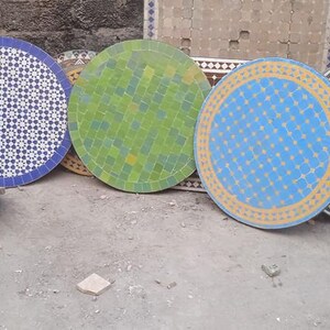 Moroccan Table: Elegant Moroccan Mosaic Table A Handcrafted Masterpiece ...