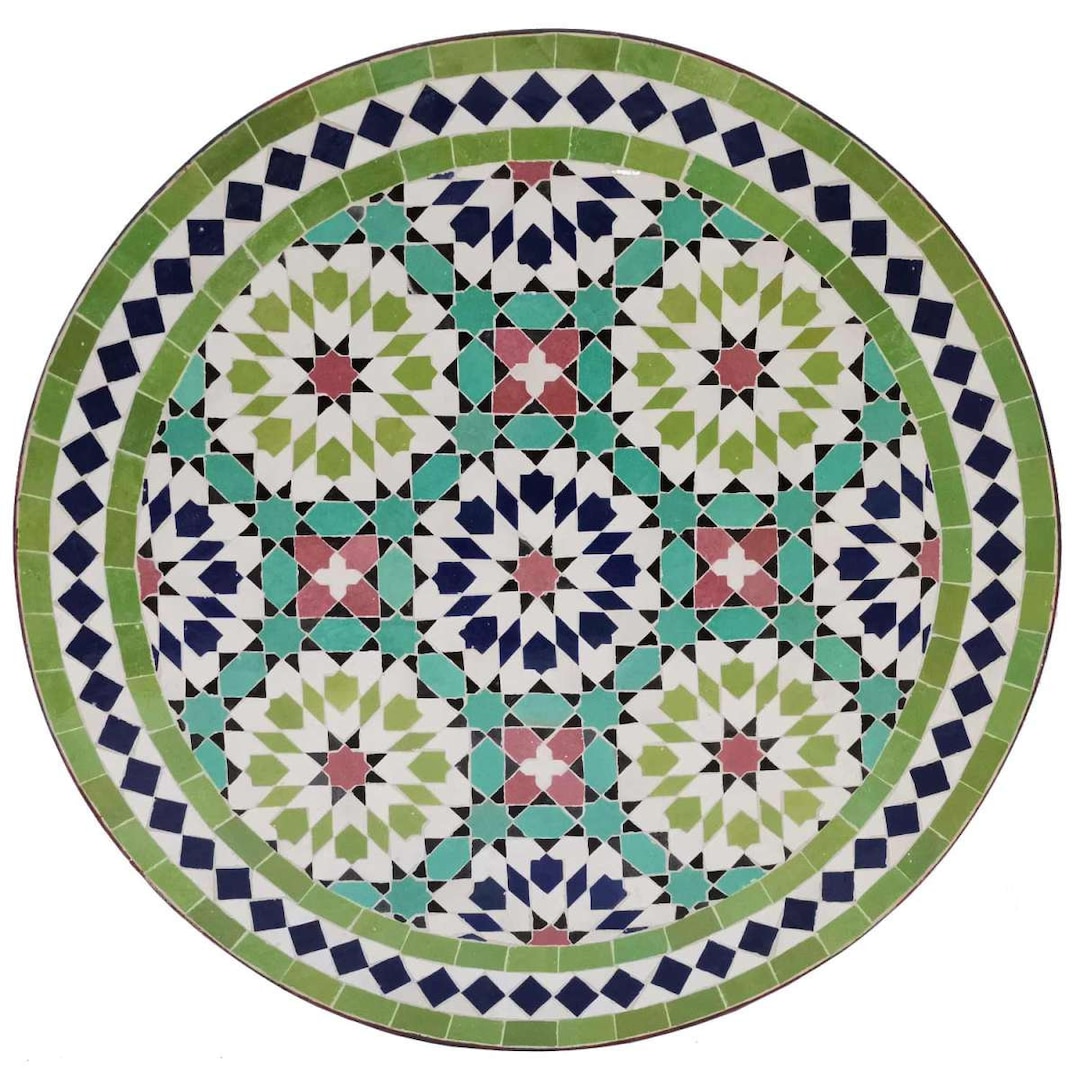 Moroccan Table: Moroccan Mosaic Table - Handcrafted Elegance for Your ...