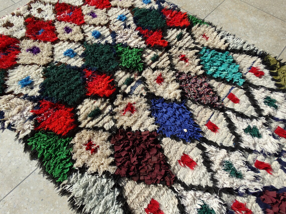 SMALL MOROCCAN Style RUG Vintage Rug Pink Moroccan Rug Berber | Etsy