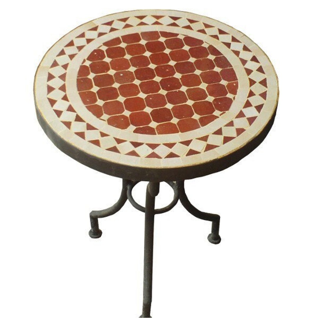 Moroccan Table: Elegant Moroccan Mosaic Table A Handcrafted Masterpiece ...