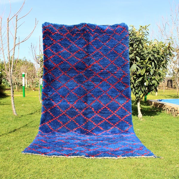 Blue Moroccan Rug - Etsy