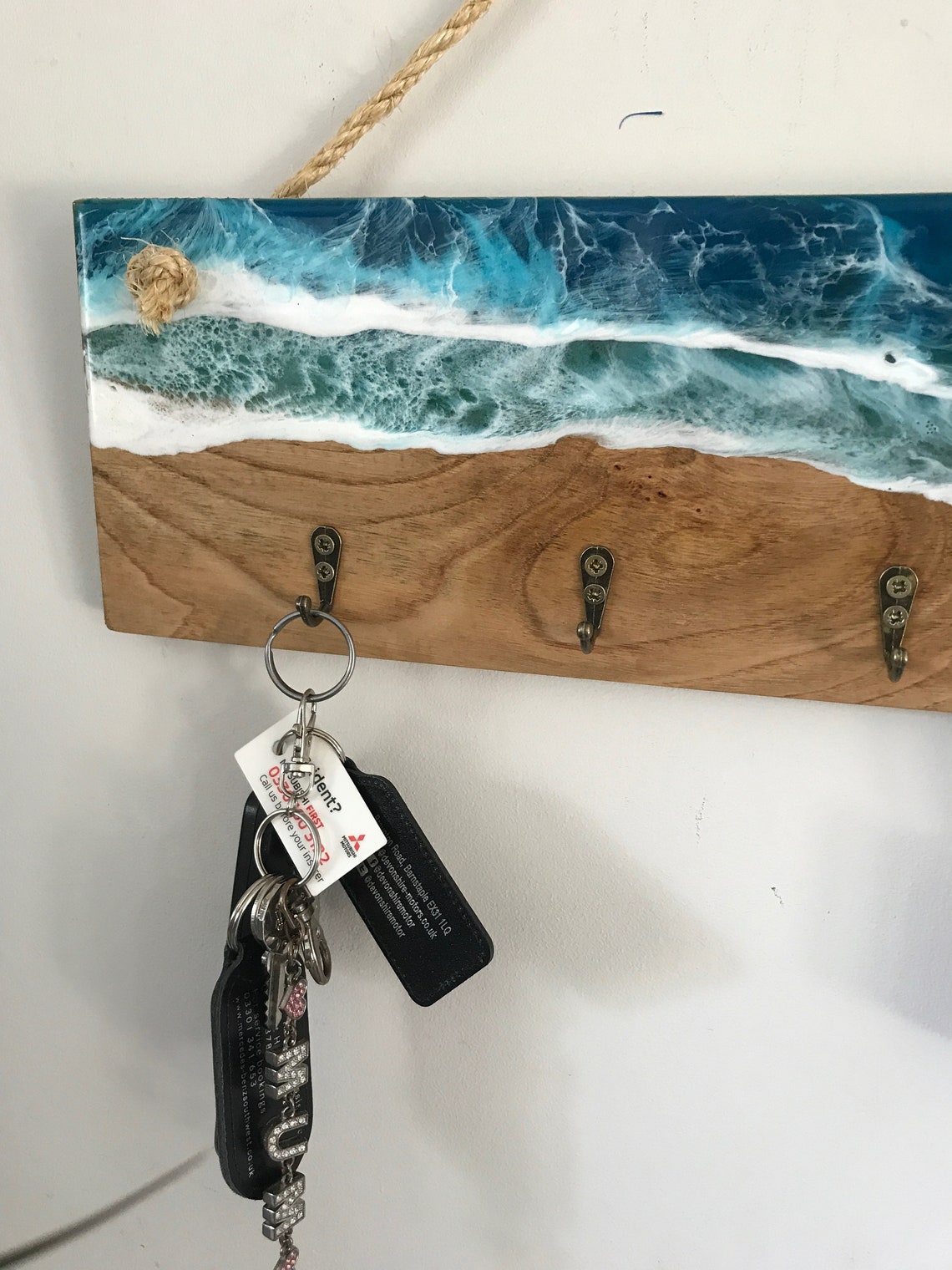 Resin Beach/ocean Wave Key Rack - Etsy UK