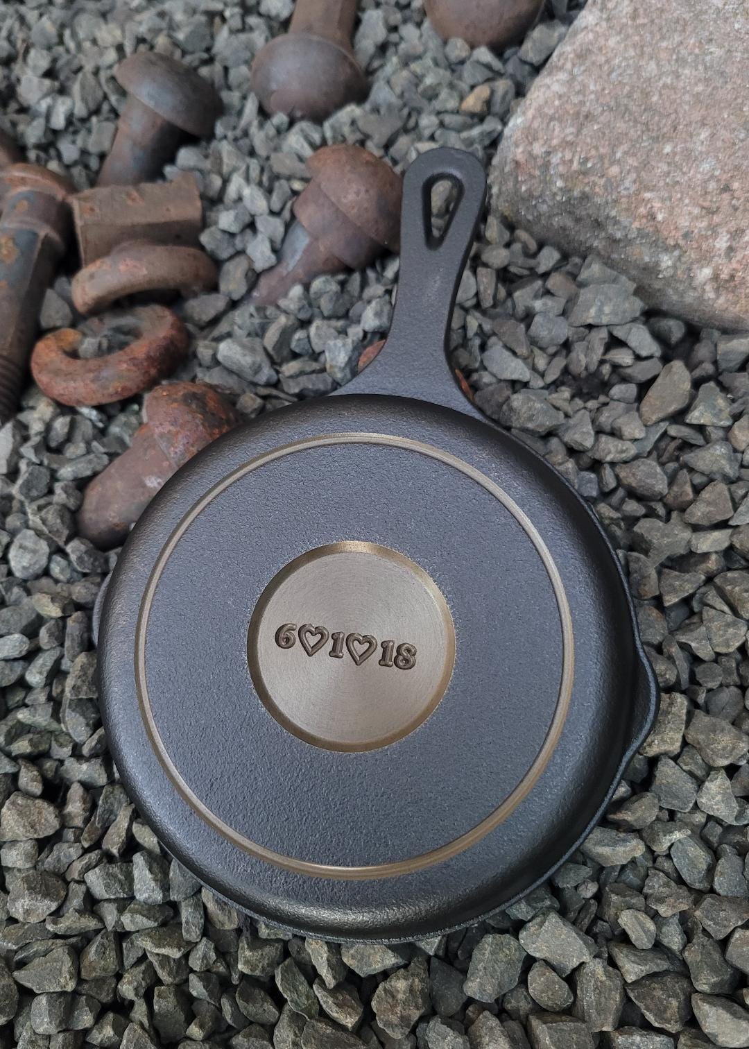 Wedding Anniversary Personalized/custom 5 Inch Engraved Skillet - Date ...