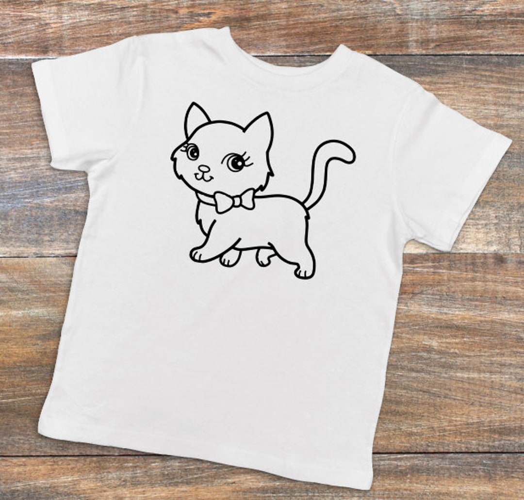 Coloring Shirts for Kids of All Ages Cute Animals - Etsy Singapore